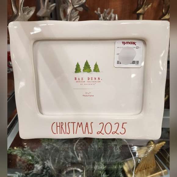 Rae Dunn | Accents | Rae Dunn Christmas 225 White Photo Frame | Poshmark